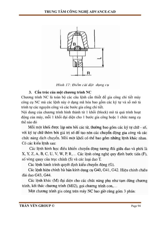 Sách vận hành Phay CNC Fanuc ( demo) | PDF