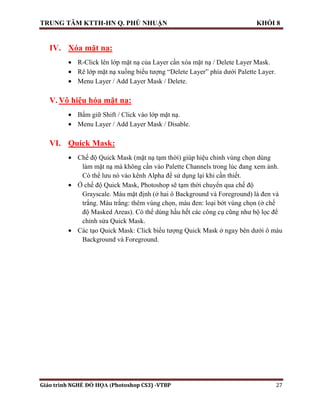 Giao trinh photoshop cs3 | PDF