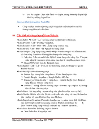 Giao trinh photoshop cs3 | PDF