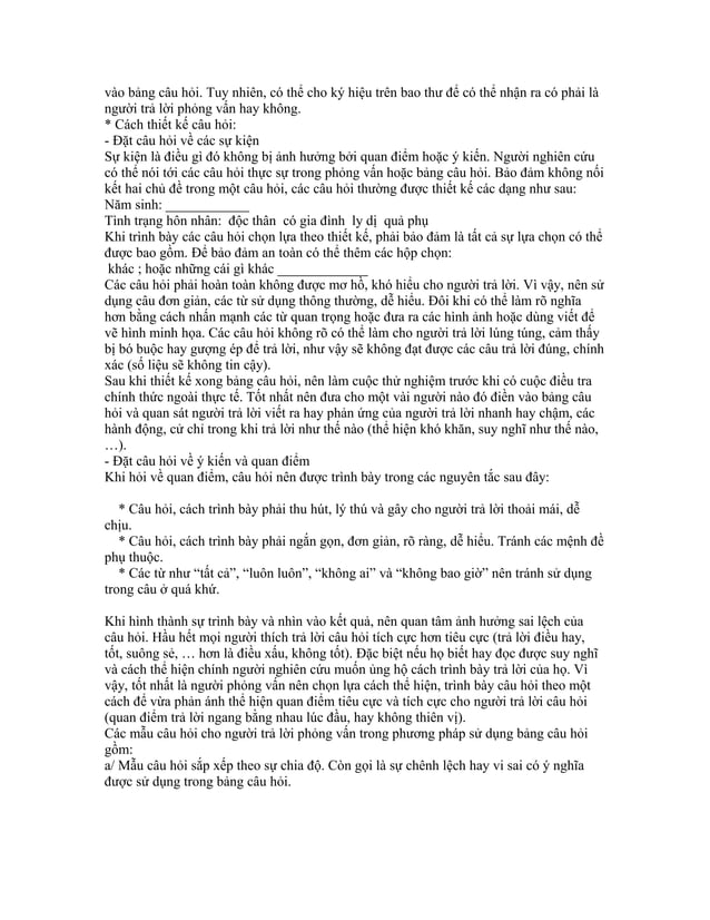 Giao trinh phuong phap nckh | DOC