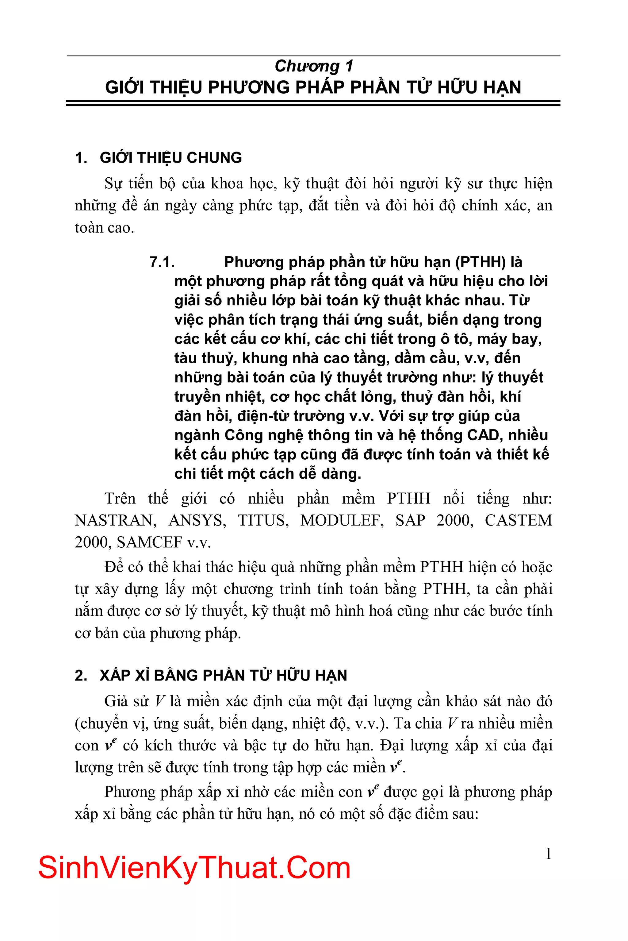 Giao trinh phuong phap phan tu huu han | PDF