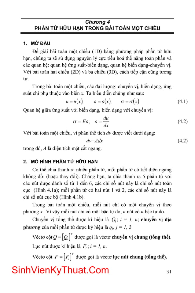 Giao trinh phuong phap phan tu huu han | PDF