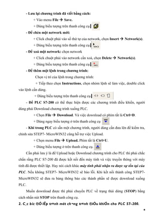 Giao trinh plc s7200 | DOC