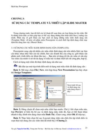 Giao trinh powerpoint | PDF