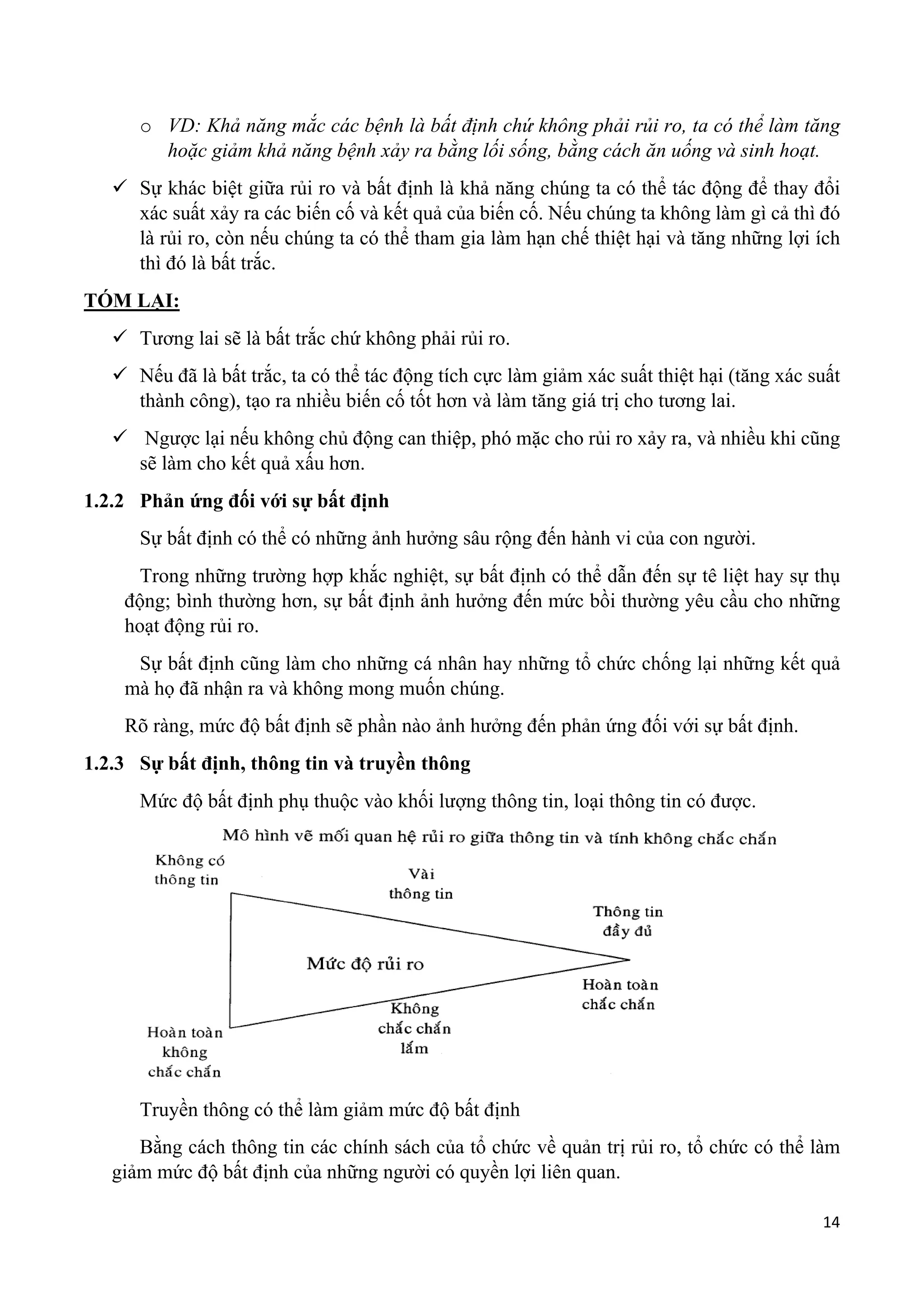 Giáo trình QUẢN TRỊ RỦI RO CHUYÊN NGÀNH QTKD | PDF