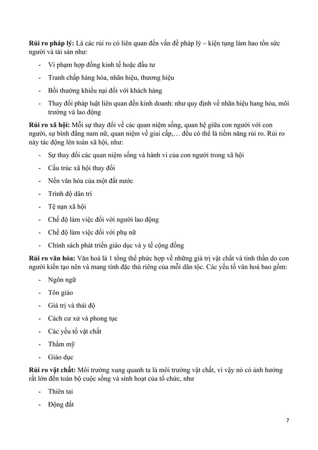 Giáo trình QUẢN TRỊ RỦI RO CHUYÊN NGÀNH QTKD | PDF