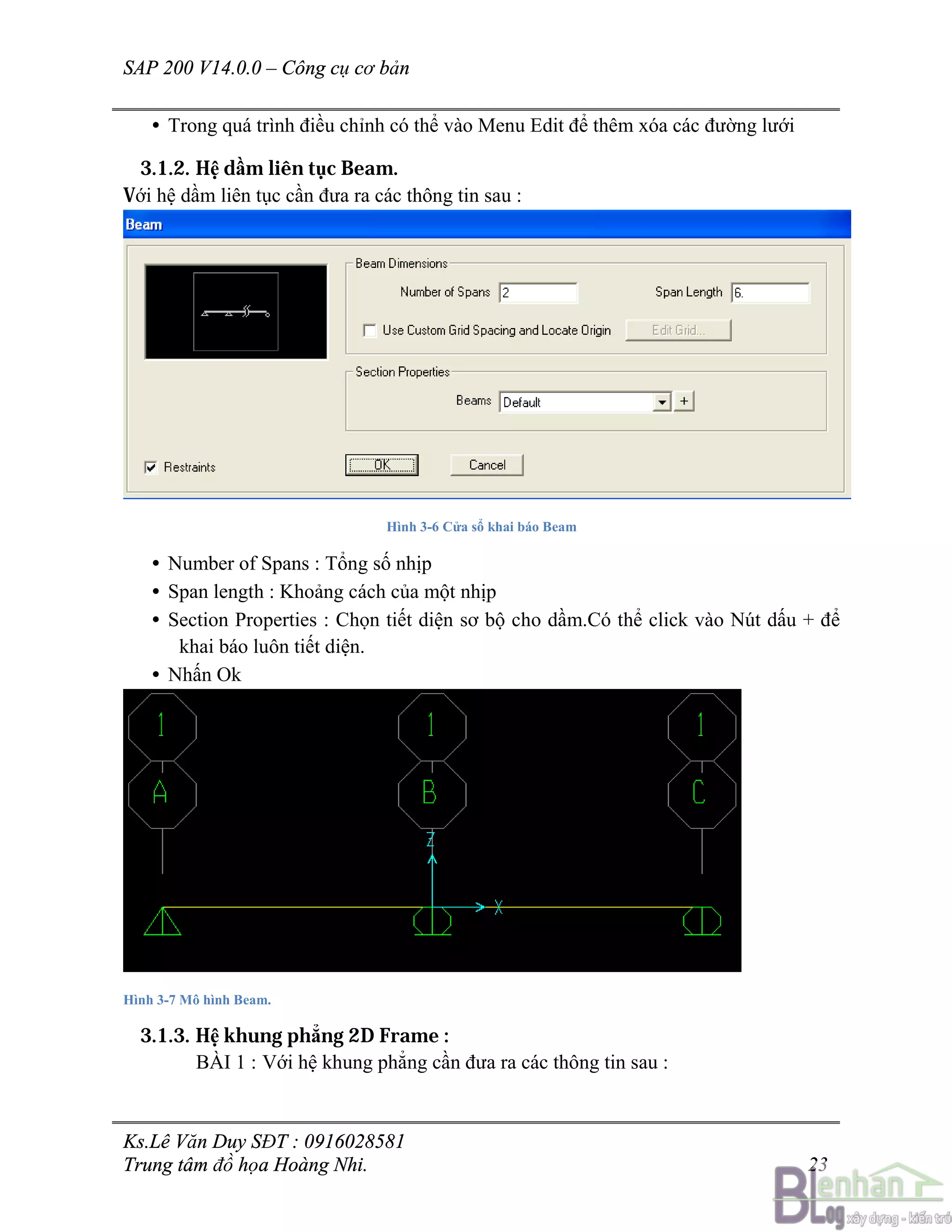 Giao trinh sap2000 v14 | PDF