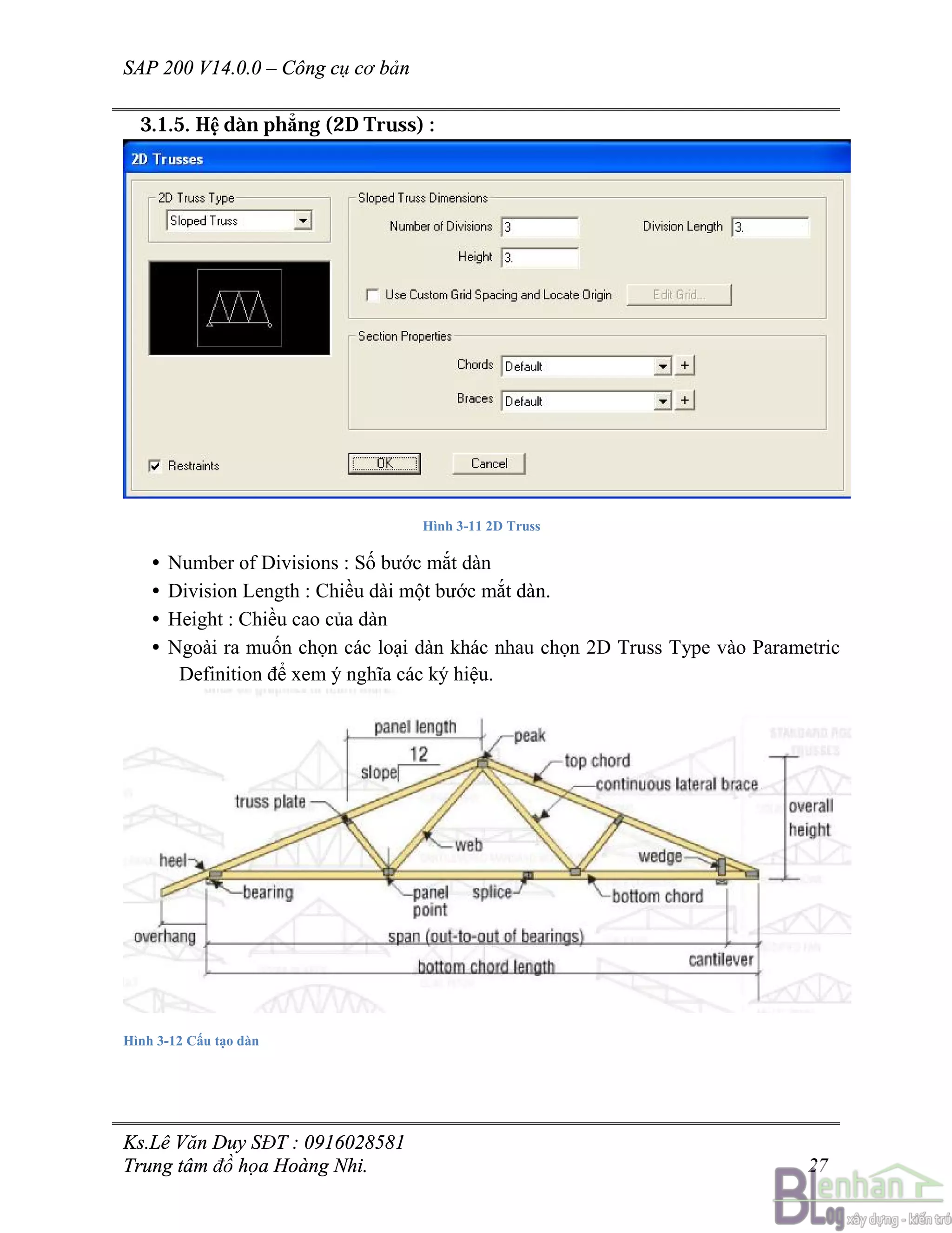 Giao trinh sap2000 v14 | PDF