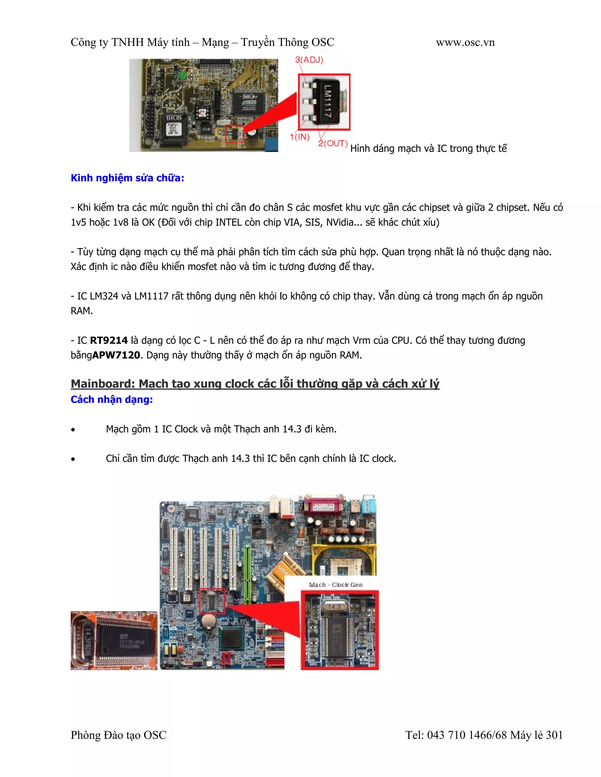 Giao trinh sua mainboard | PDF