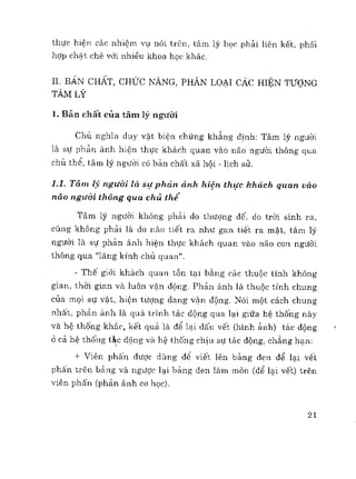 Giao trinh tam ly hoc dai cuong | PDF