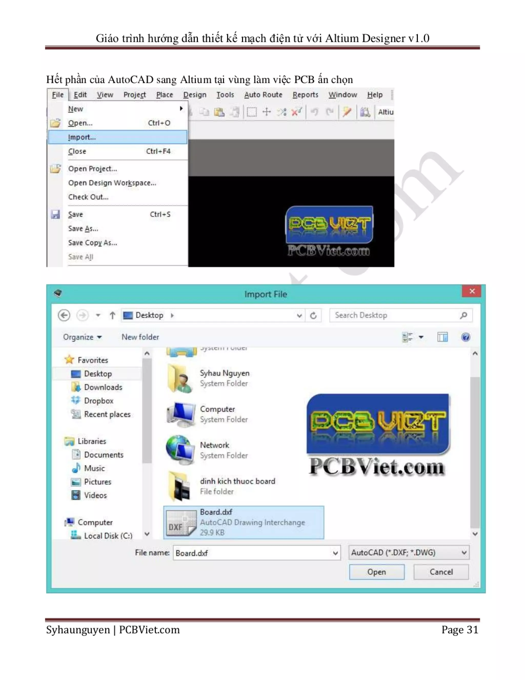 Giao trinh thiet ke mach dien tu voi altium designer v1.0[syhau nguyen ...