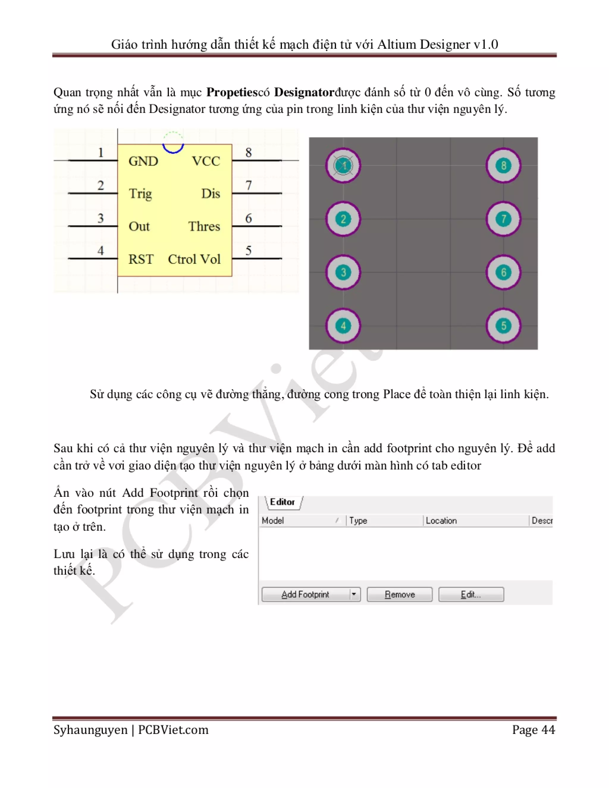 Giao trinh thiet ke mach dien tu voi altium designer v1.0[syhau nguyen ...