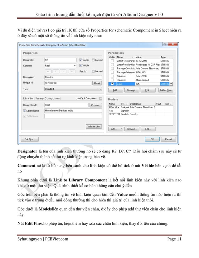Giao trinh thiet ke mach dien tu voi altium designer v1.0[syhau nguyen ...