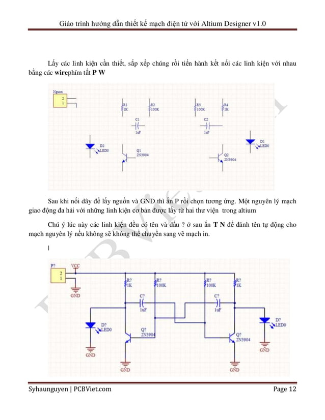 Giao trinh thiet ke mach dien tu voi altium designer v1.0[syhau nguyen ...