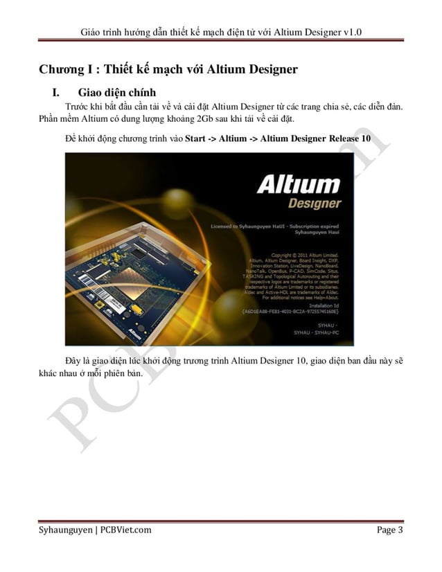 Giao trinh thiet ke mach dien tu voi altium designer v1.0[syhau nguyen ...