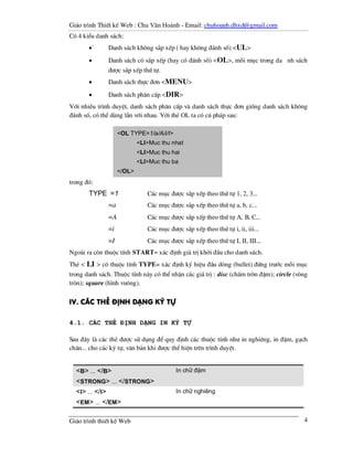 Giáo trình thiết kế web | PDF