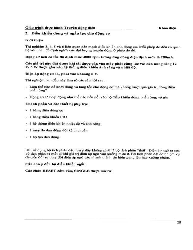 Giao trinh thuc hanh truyen dong dien | PDF