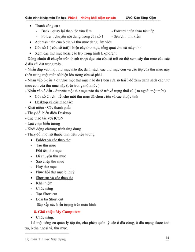 Giao trinh tin dai cuong kiem phan i | PDF