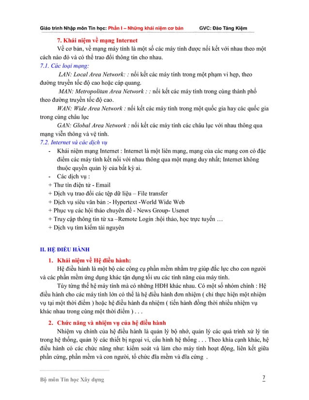 Giao trinh tin dai cuong kiem phan i | PDF