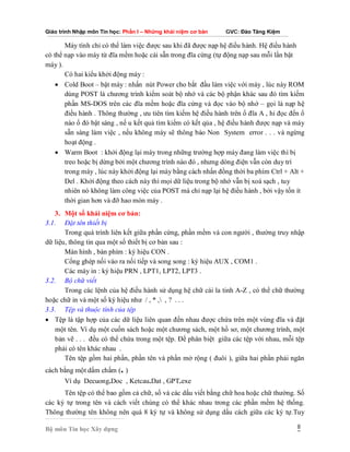 Giao trinh tin dai cuong kiem phan i | PDF