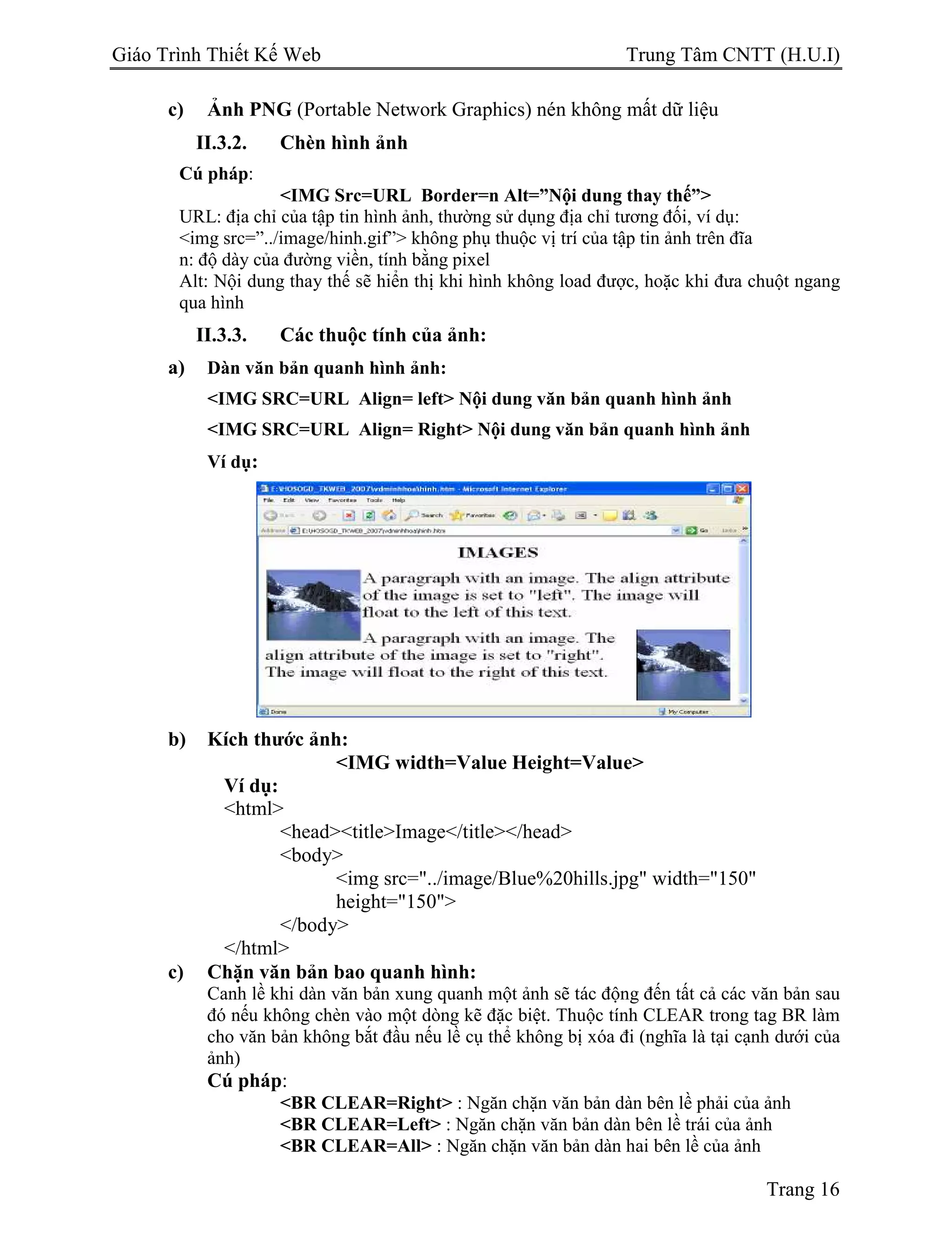 Giao trinh thiet ke web 1 | PDF