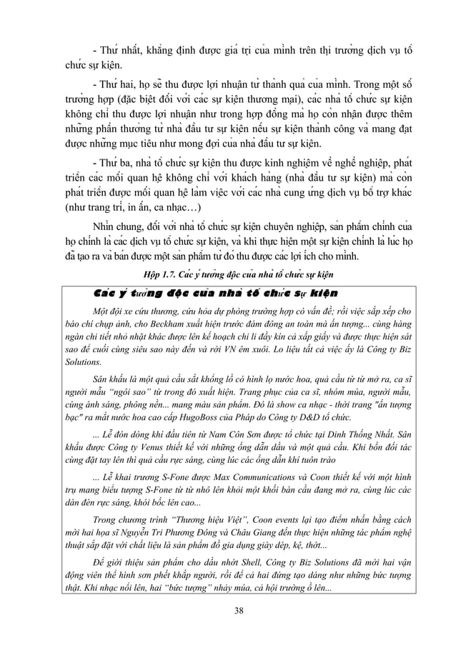 Giao trinh to chuc su kien | DOC