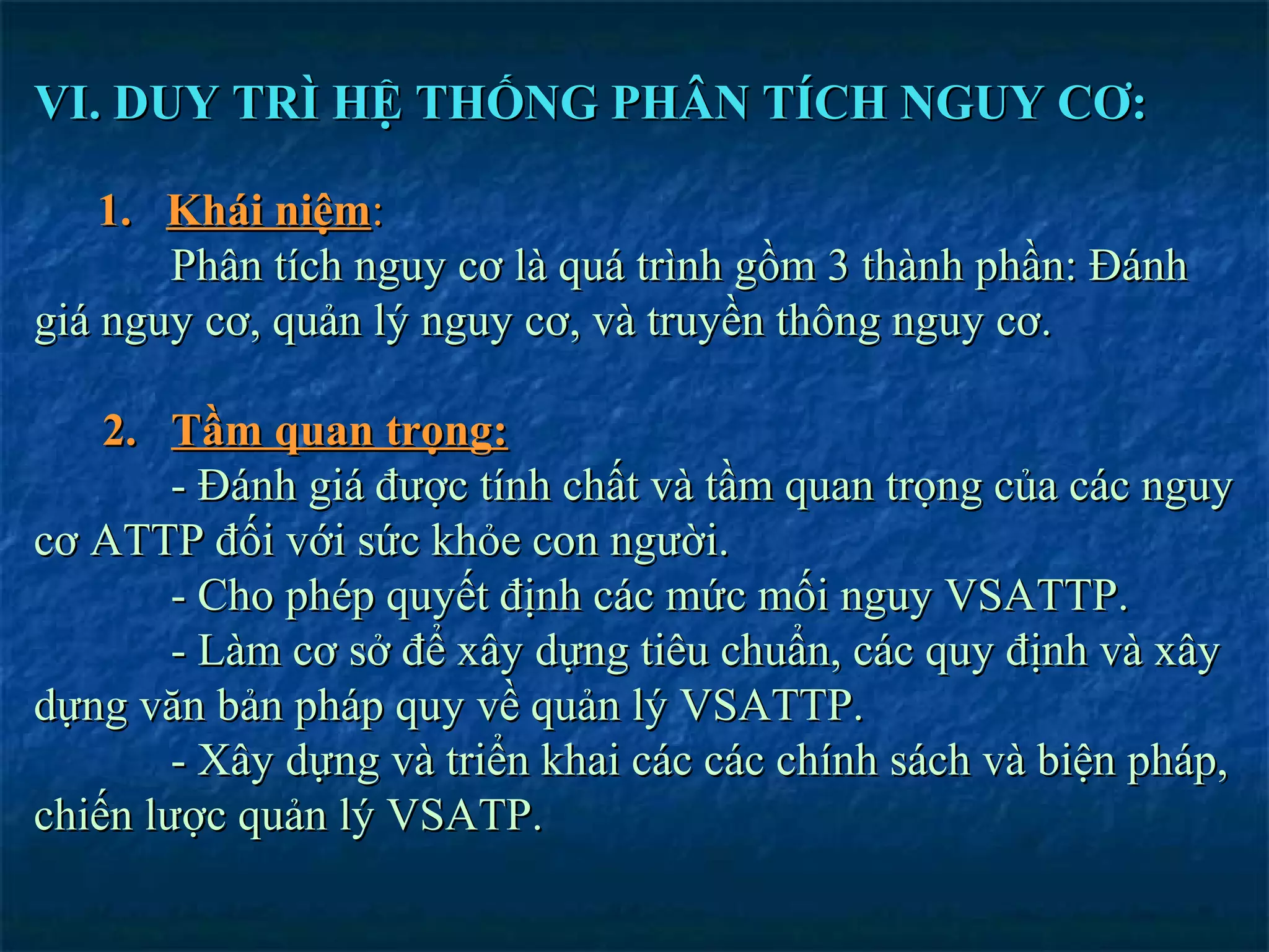 Giao trinh tập huấn vsattp | PPT