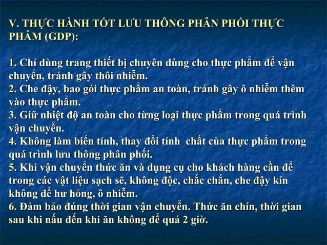 Giao trinh tập huấn vsattp | PPT