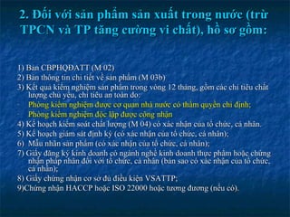 Giao trinh tập huấn vsattp | PPT