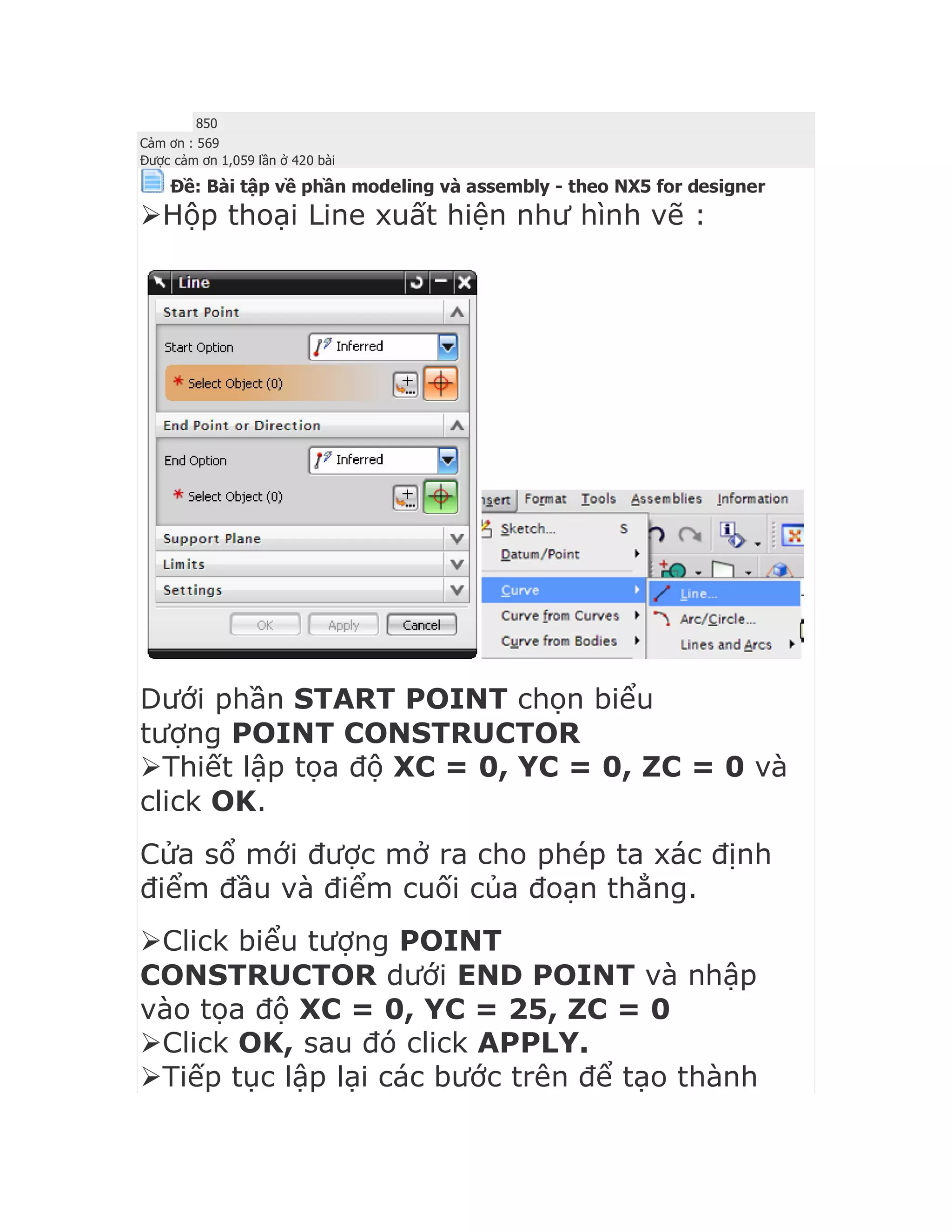 Giáo trình NX Unigraphics [Tiếng Việt] | PDF
