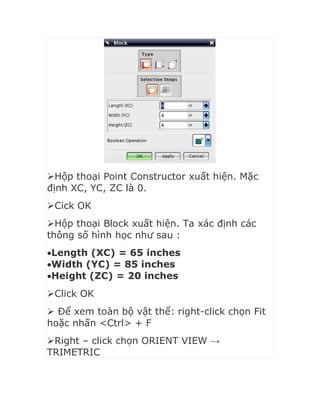 Giáo trình NX Unigraphics [Tiếng Việt] | PDF