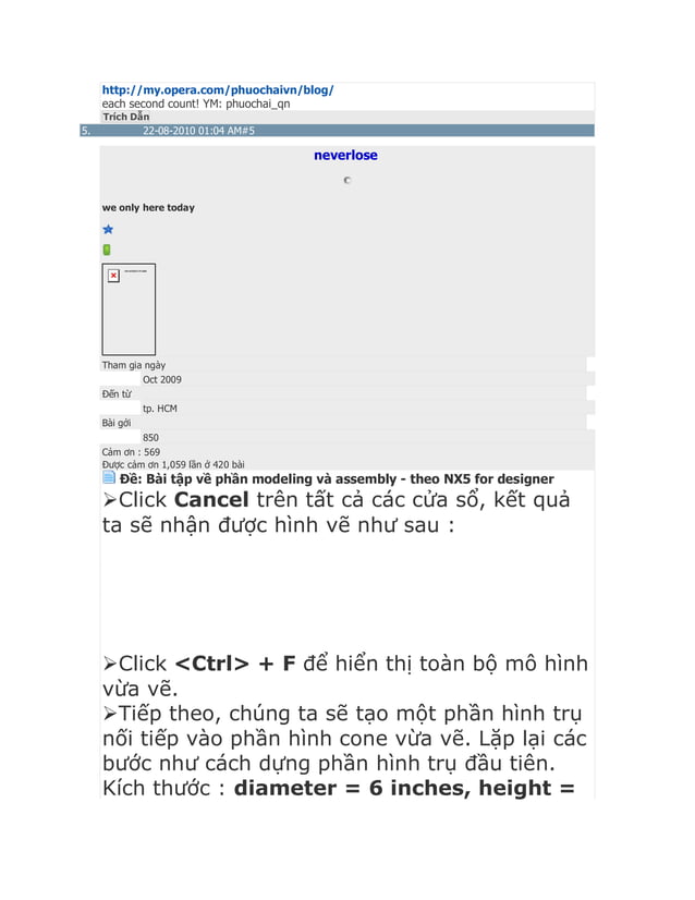 Giáo trình NX Unigraphics [Tiếng Việt] | PDF