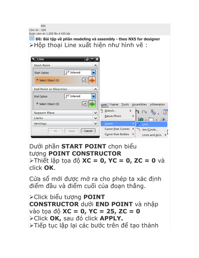 Giáo trình NX Unigraphics [Tiếng Việt] | PDF