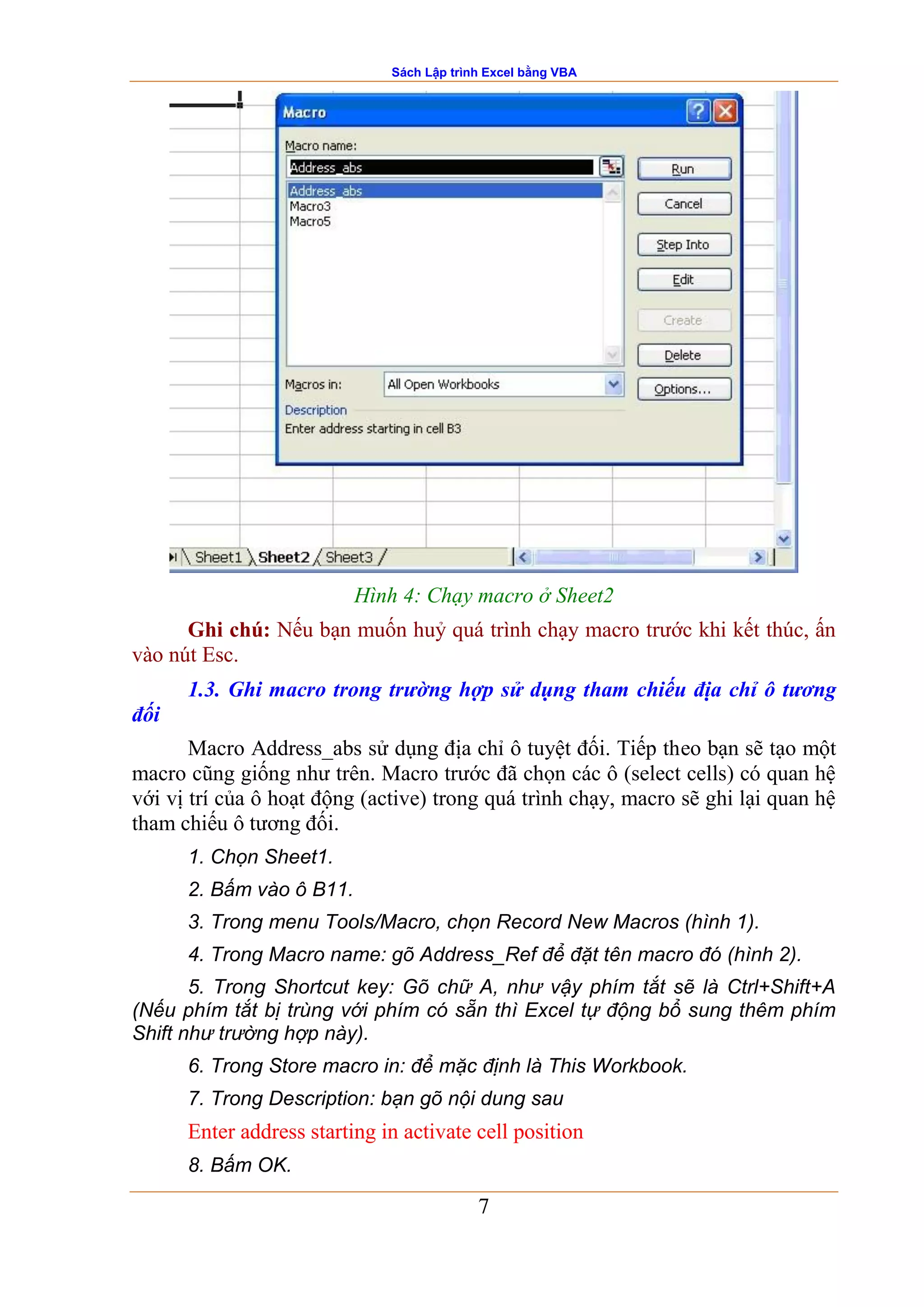 Giao trinh vba | PDF