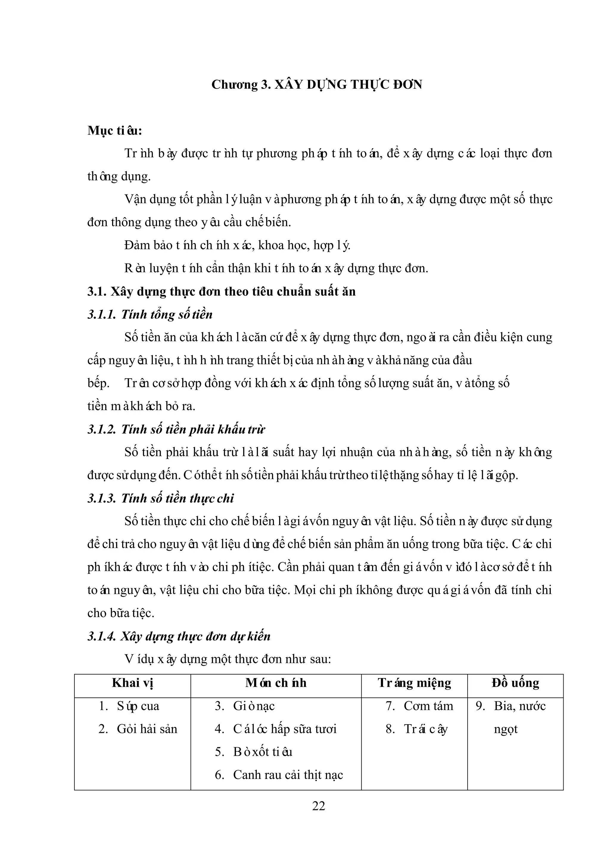 Giáo trình xây dựng thực đơn. Ths Hoang Ngoc Hien.pdf