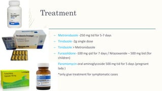 PARASITEOLOGY :Giardia lamblia | PPTX