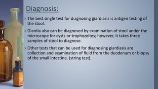 Giardiasis | PPTX
