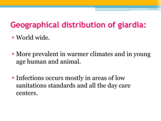 Giardiasis | PPTX
