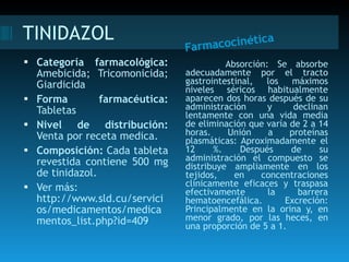 Giardicidas y leshmanicidas | PPT