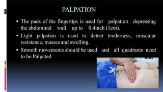 Gastrointestinal assessment in a patients | PPTX