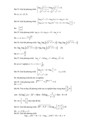 [Giasunhatrang.edu.vn]80 bt-logarit | PDF
