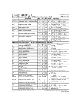 Original N-Channel IGBT GIB10B60KD1 GIB10B60KDI 10A 600V TO-220F New IR | PDF | Consumer ...