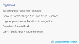 Logic Apps and Azure Functions for Serverless Integration (2017-03-25 ...