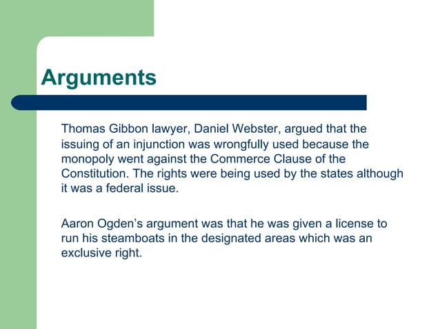 Gibbons v ogden | PPT