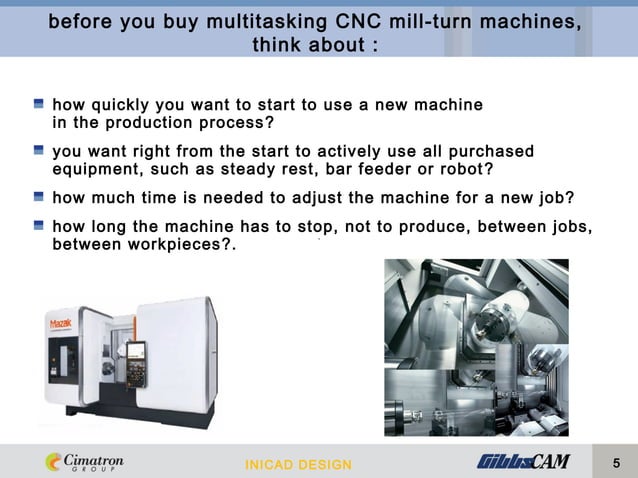 Gibbscam solution for mill/turn machine | PPT