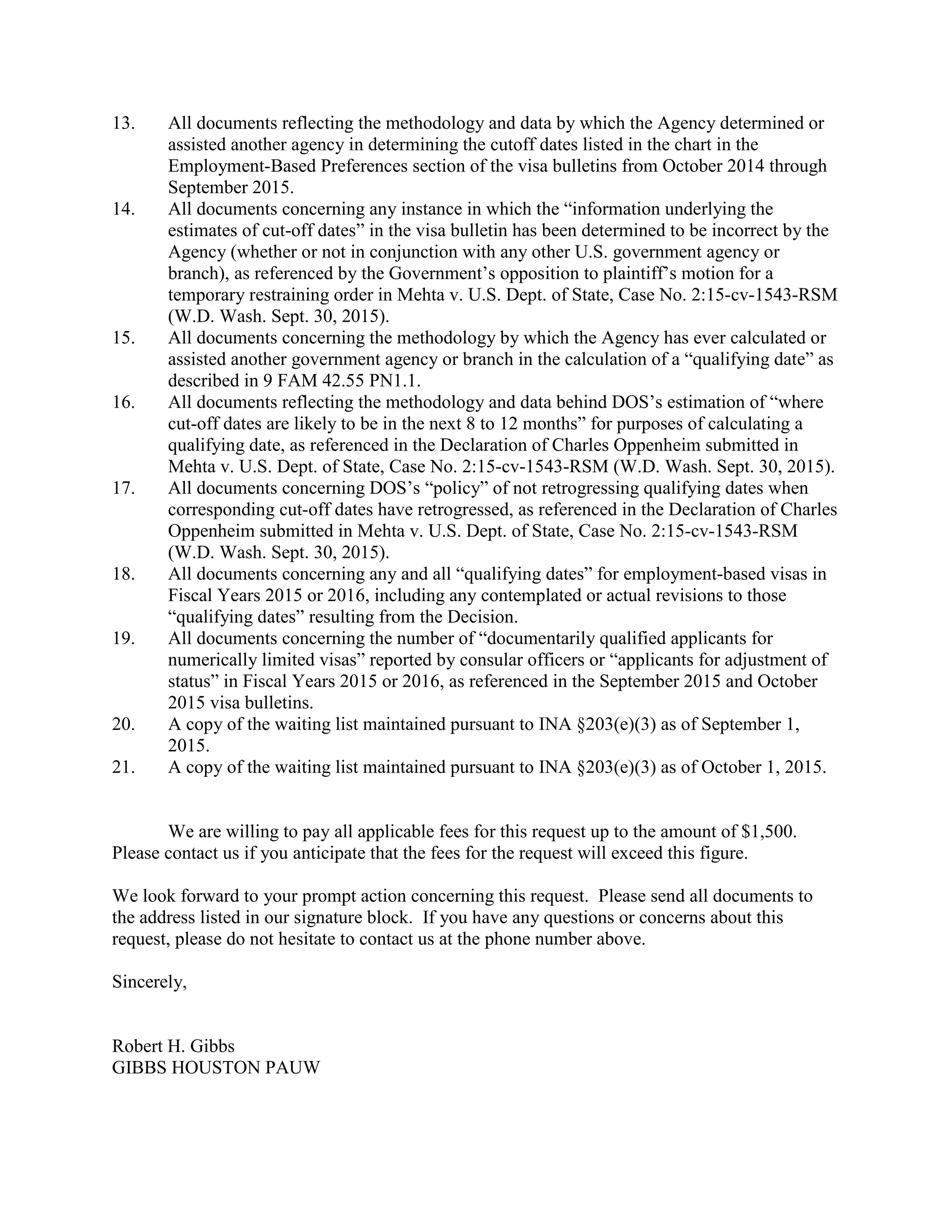 Gibbs dhs foia request 2015 10-12[6] | PDF