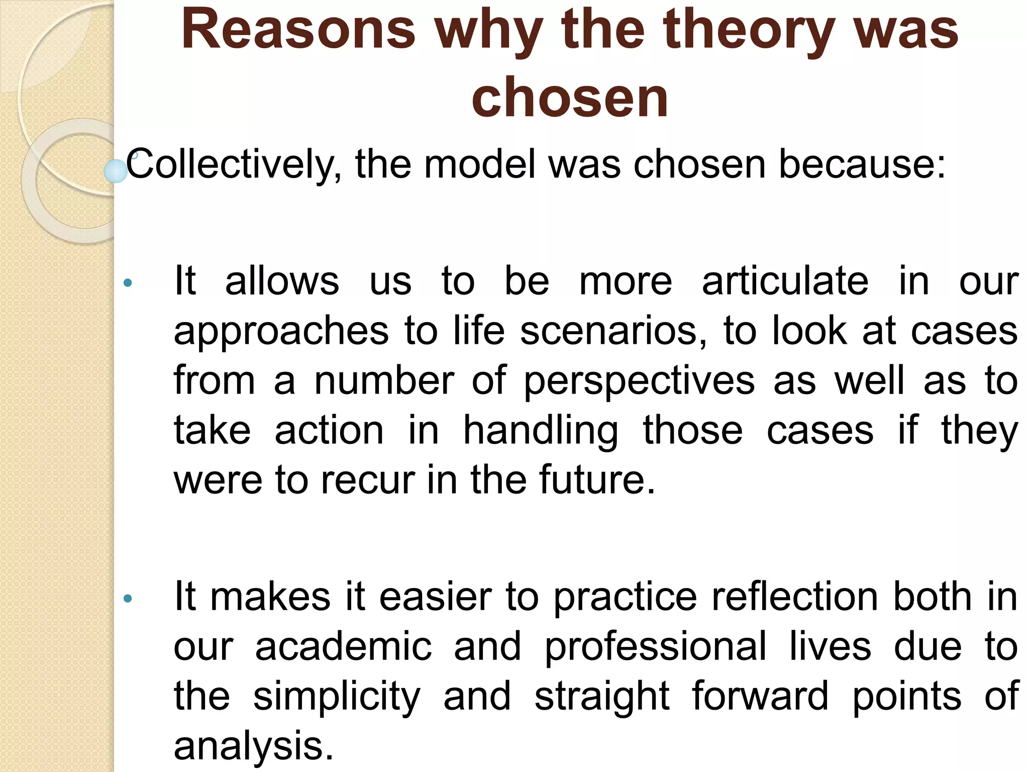 Collaborative Task - Gibbs Model of Reflection | PPTX