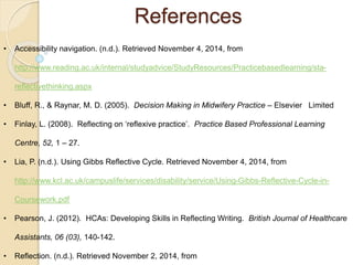 Collaborative Task - Gibbs Model of Reflection | PPTX