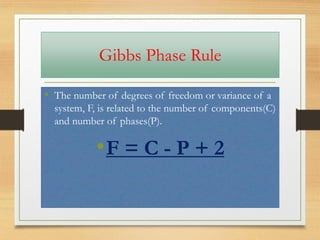 Gibbs Phase Rule.pdf | Chemistry | Science