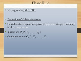 Gibbs Phase Rule.pdf | Chemistry | Science